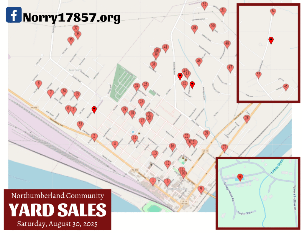 Northumberland Community Yard Sales - 17857.org